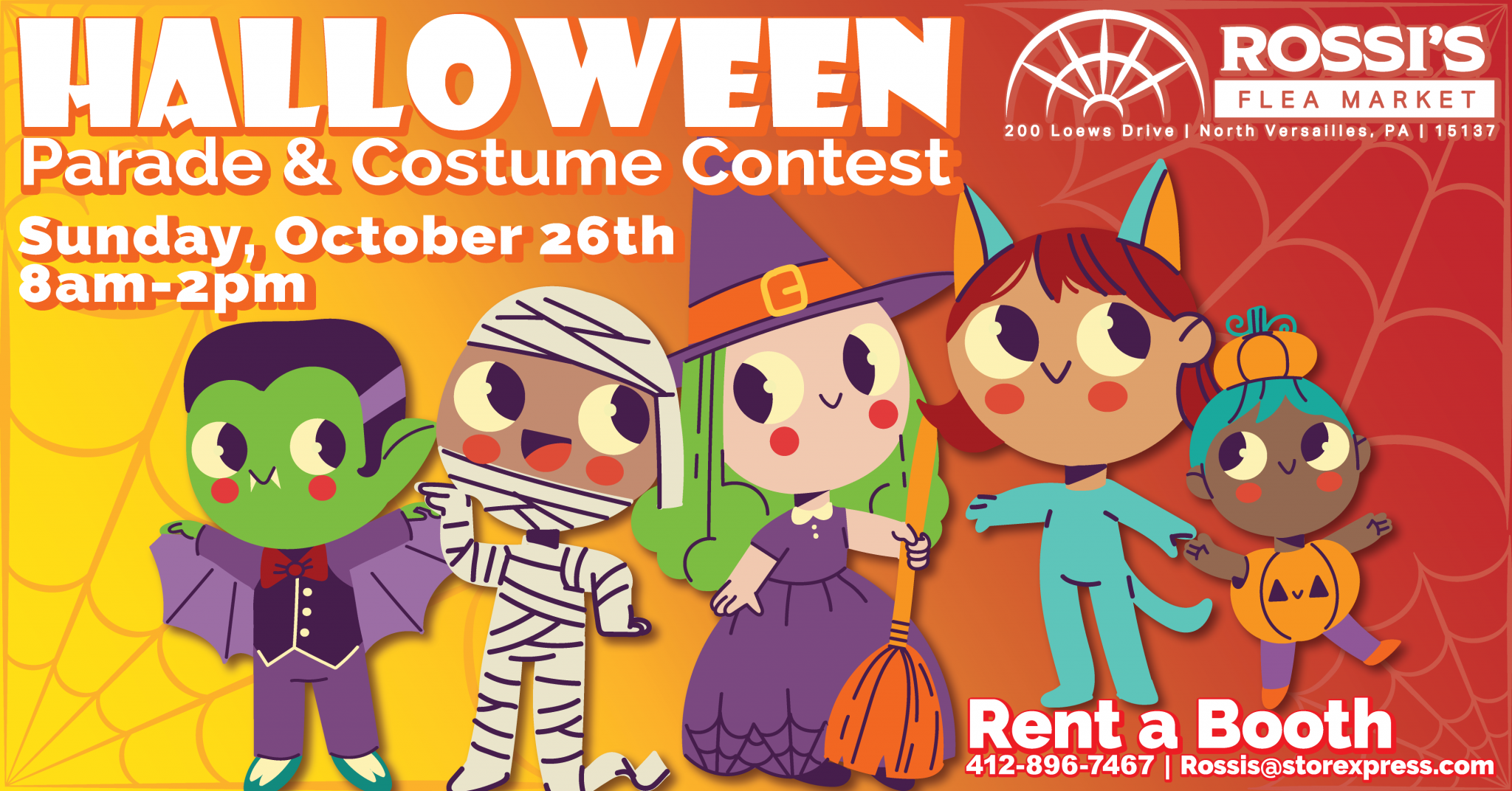 Halloween Parade & Costume Contest | Rossi's Flea Market